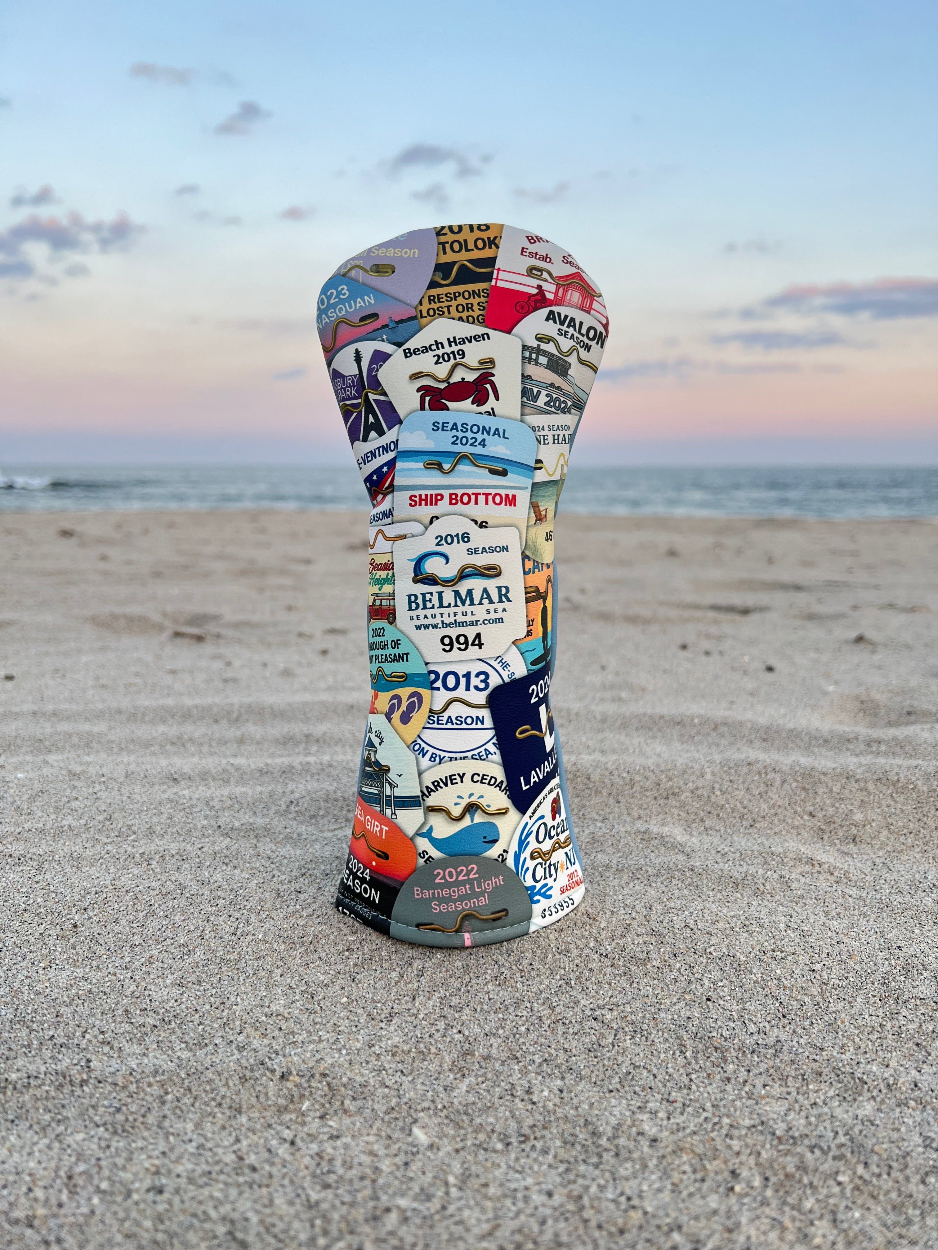 Beach Badge Hybrid Cover – Down The Shore Golf